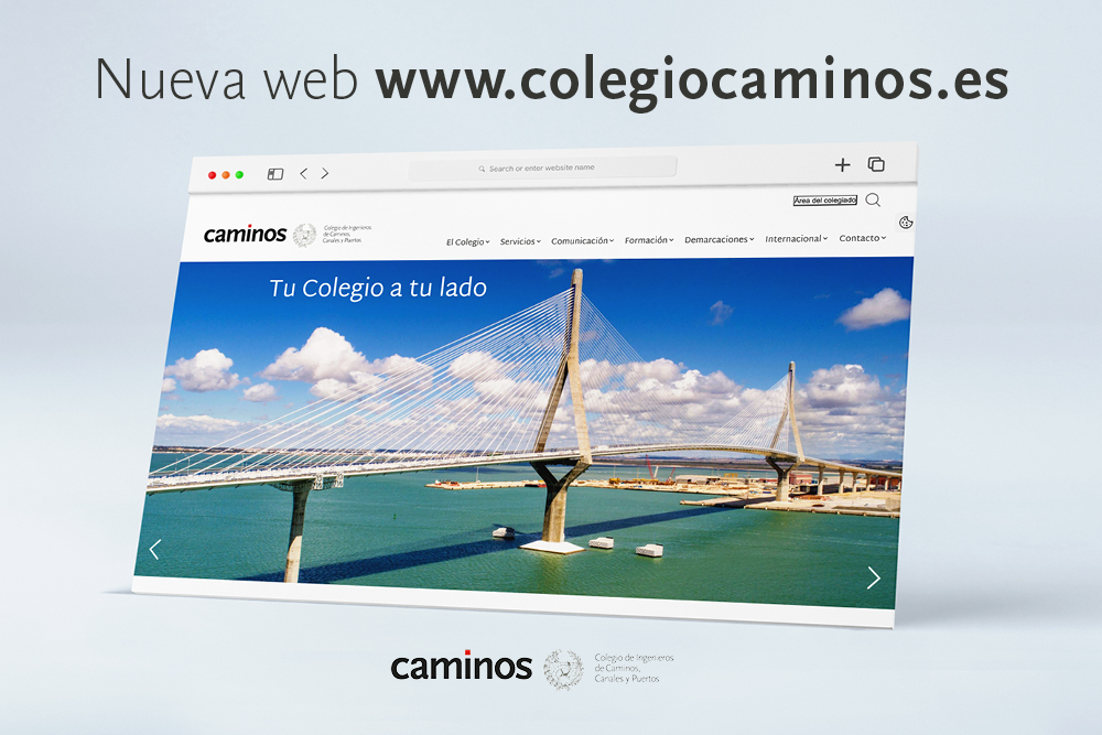 Nueva web www.colegiocaminos.es - Actualidad - Colegio de Ingenieros de Caminos Canales y Puertos